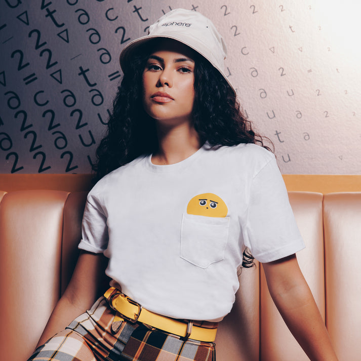 Sphere Orbi Starstruck White Pocket Tee – Sphere Store
