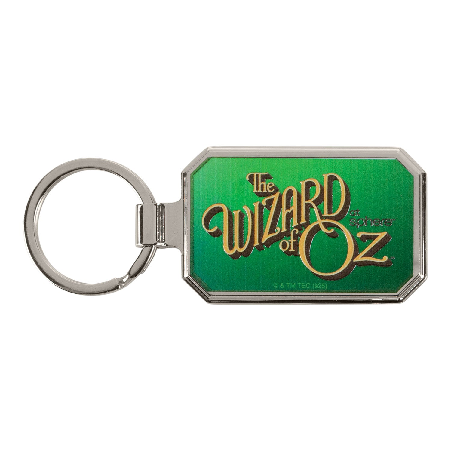 The Wizard of Oz at Sphere Classic Logo Emerald Green Square Keychain ...